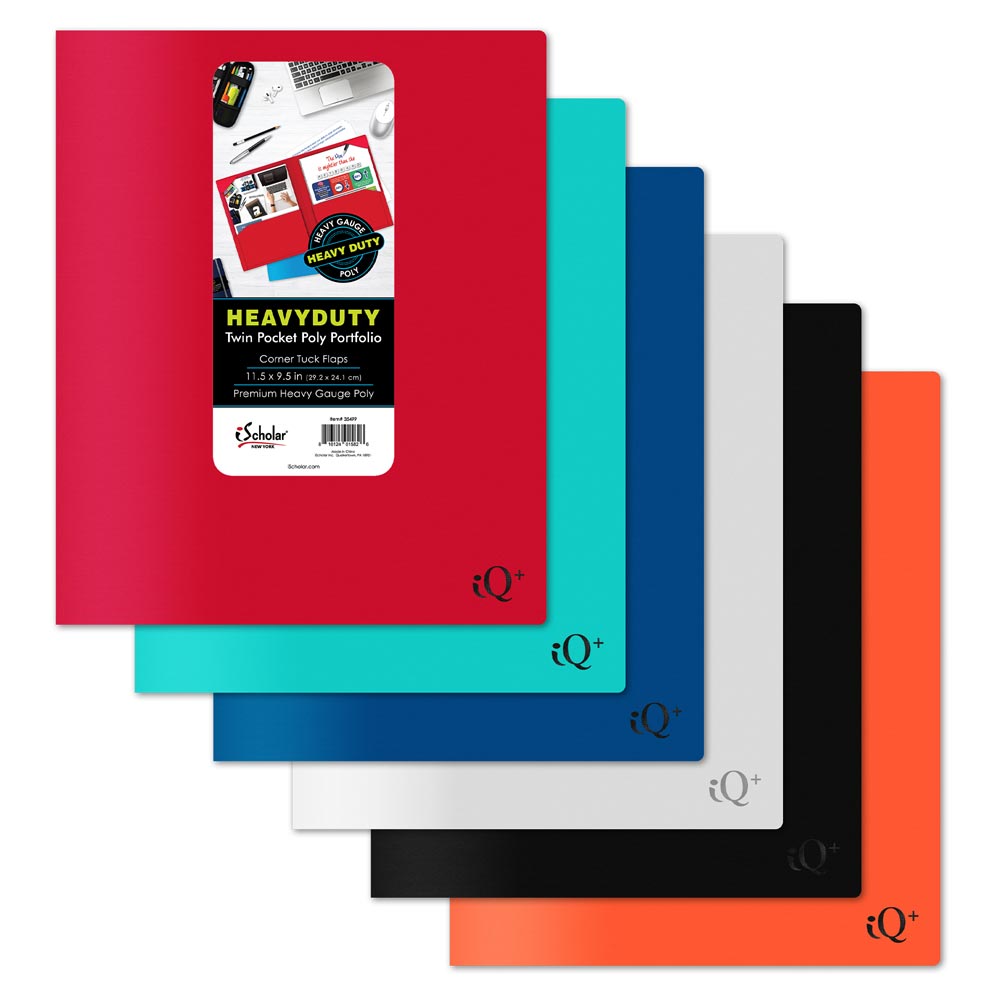 iQ+ Heavy Gauge Poly Portfolio 35499 – iScholar, NY
